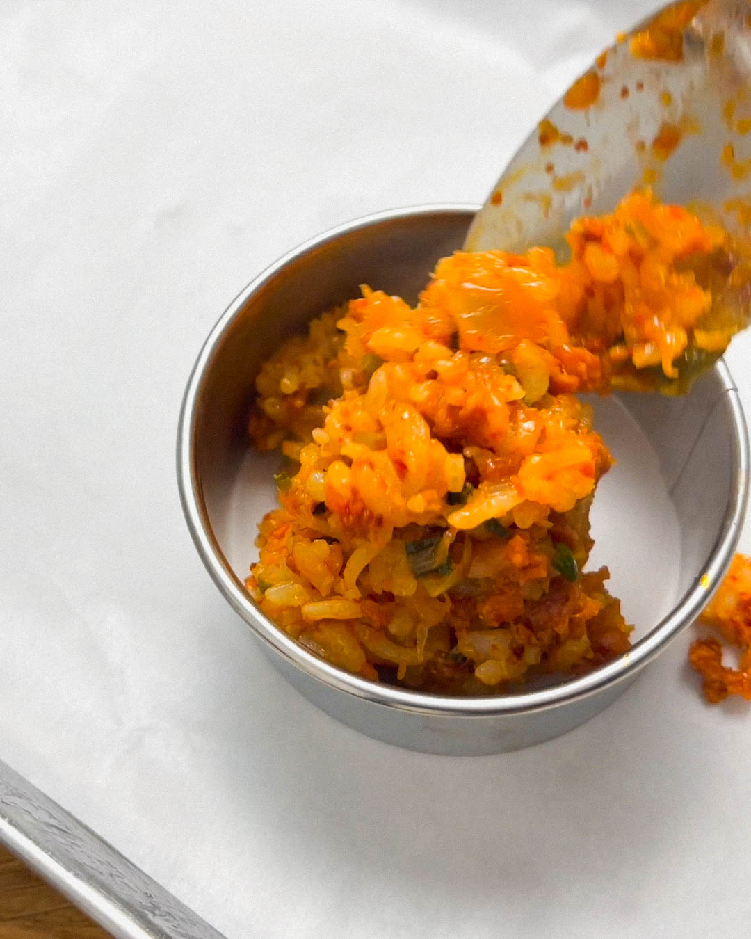 Chorizo Kimchi Fried Rice - Doobydobap