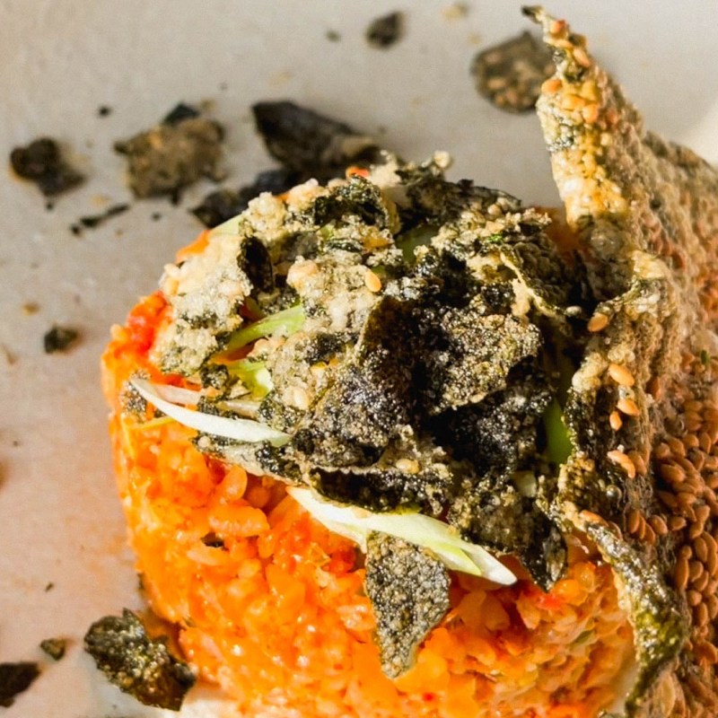 Chorizo Kimchi Fried Rice - Doobydobap