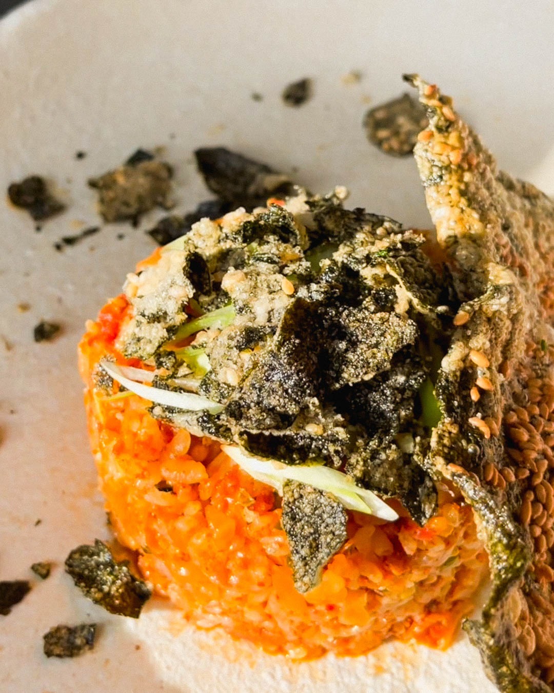 Chorizo Kimchi Fried Rice - Doobydobap