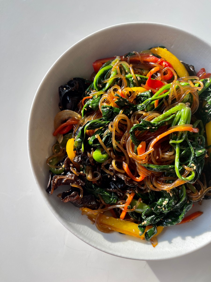 Fast & Easy Vegan Japchae - Doobydobap