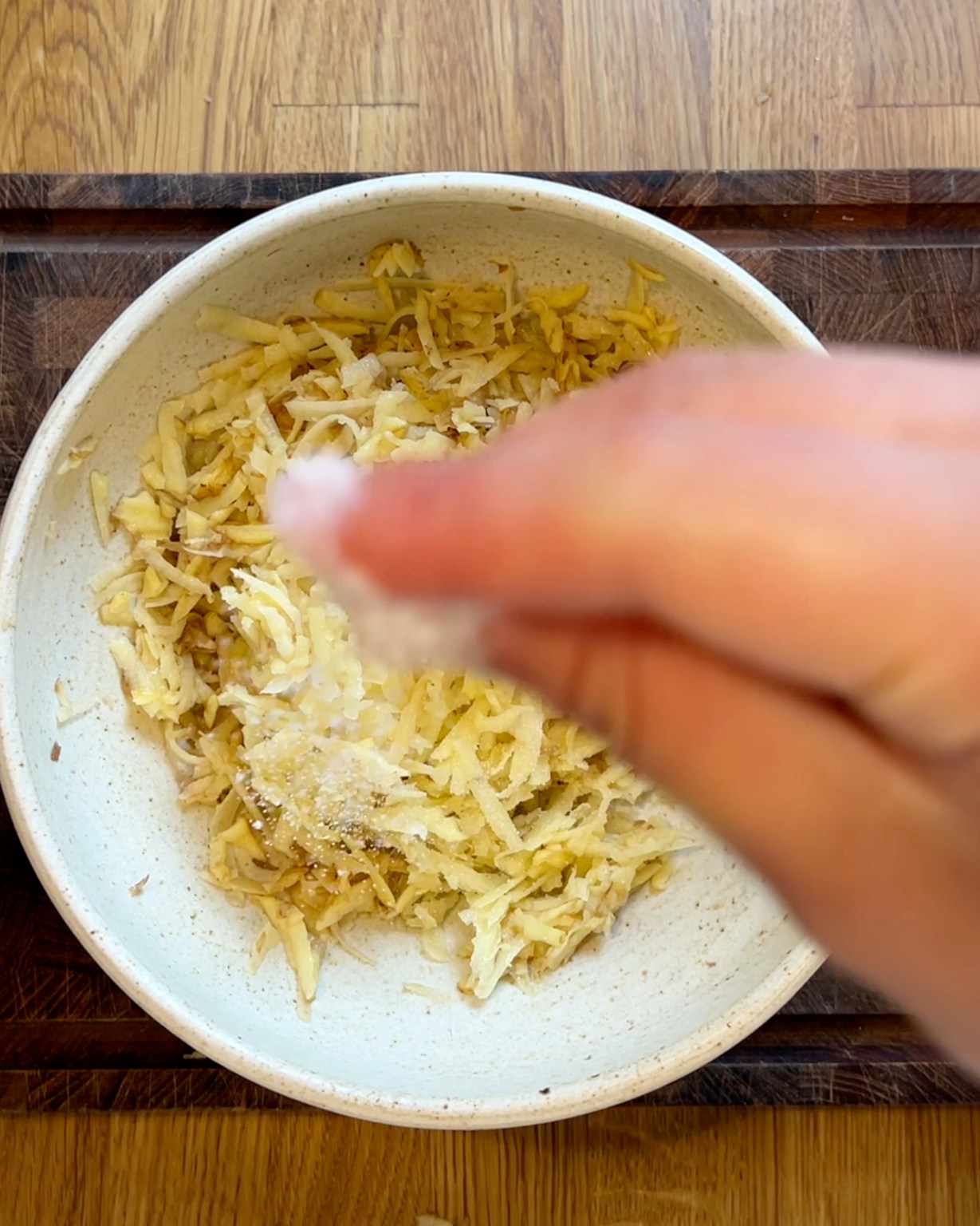 Crispy Cheese Gamja-Jeon - Doobydobap